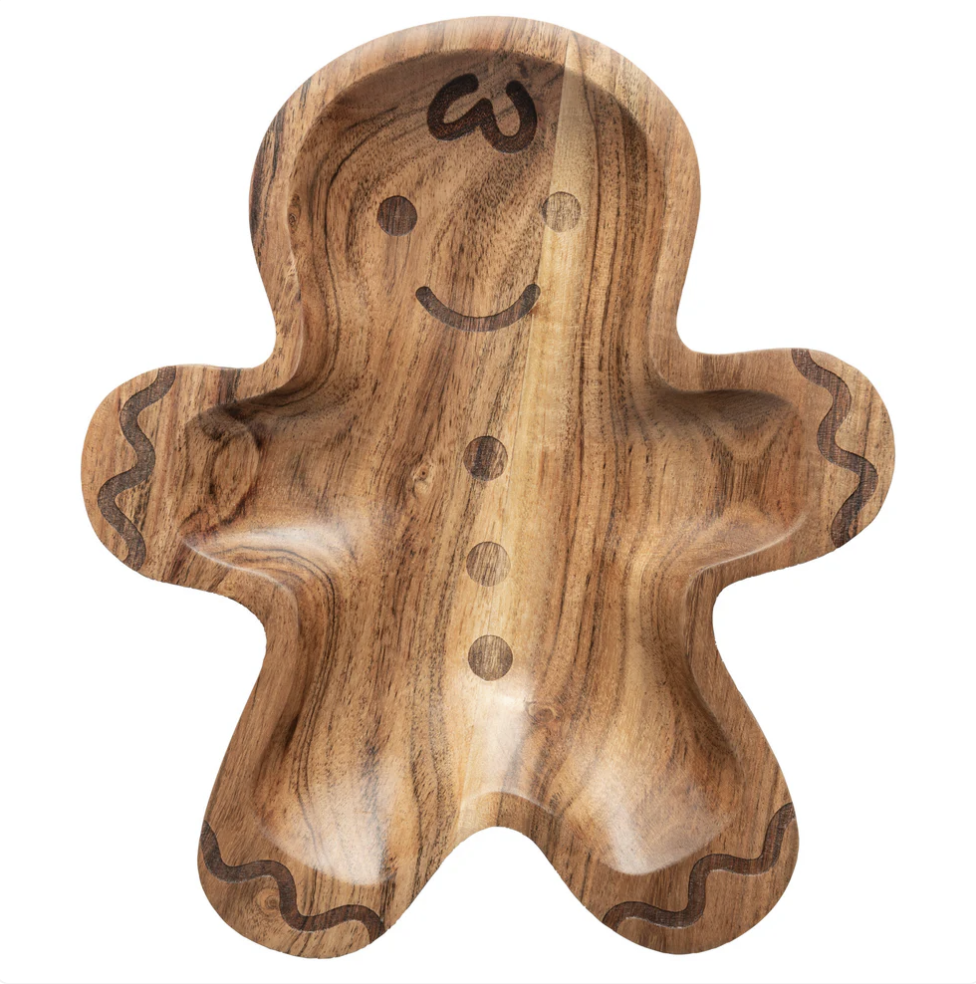 Gingerbread man Shaped Serving Bowl – Madison Paul