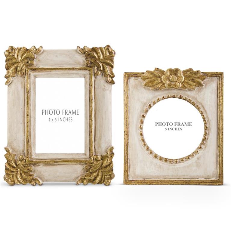 Antique Gold and Cream Photo Frames – Madison Paul