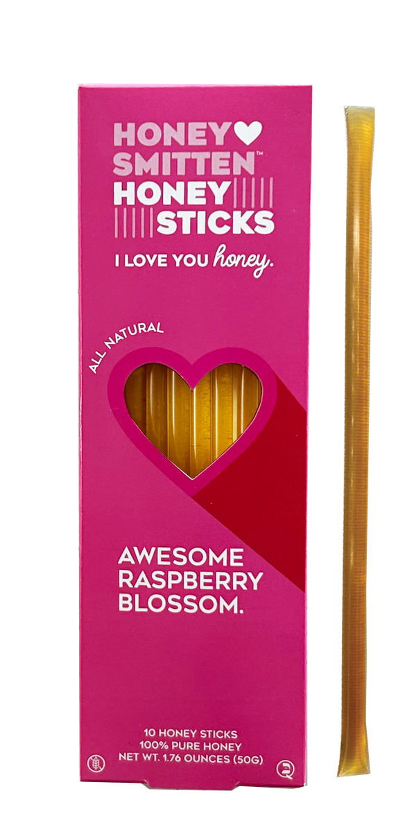 Raspberry Blossom Honey Sticks – Madison Paul