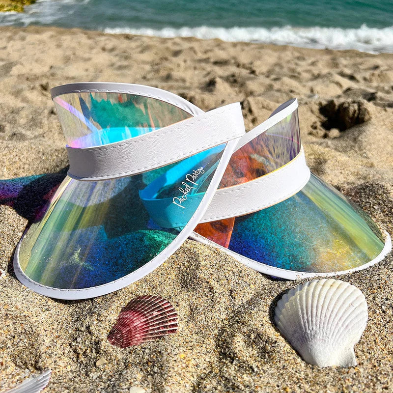 SHELL-EBRATE THROW SHADE HOLOGRAPHIC VISORS – Madison Paul